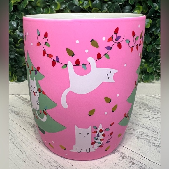 Peppermint And Pine | Dining | Peppermint And Pine Pink White Cat ...